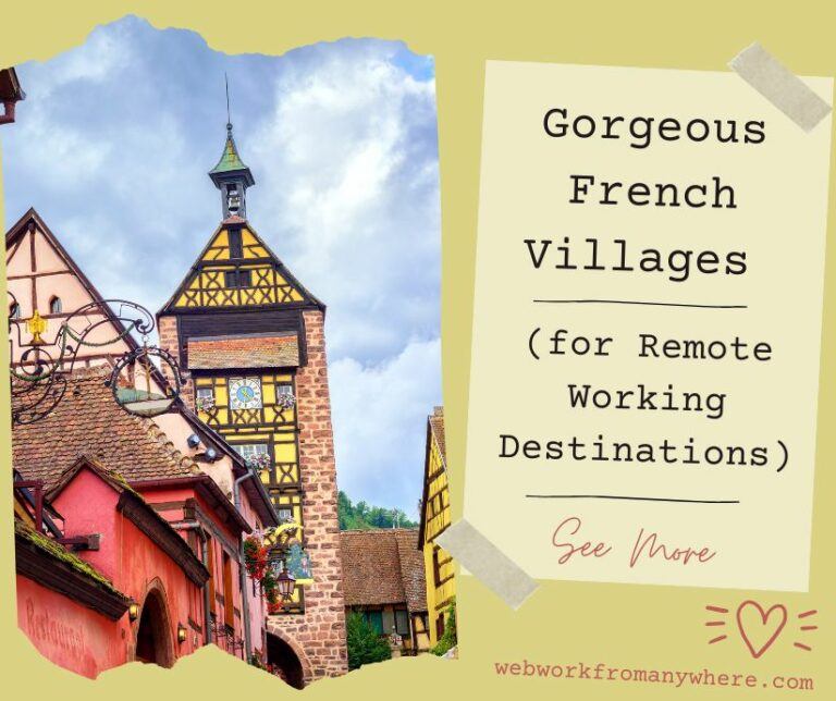 Gorgeous French Villages for Remote Working Destinations - Web Work ...